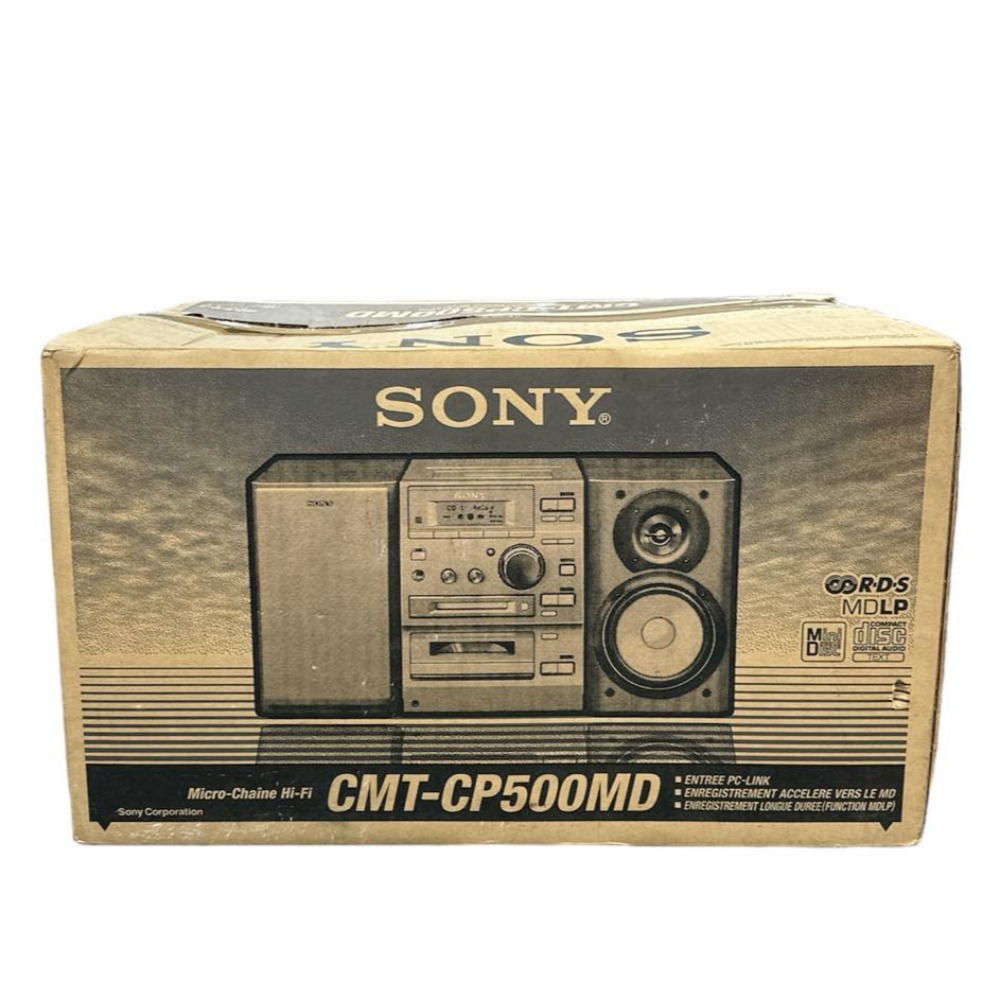 Used Sony CMT-CP500MD Micro Hi-Fi Minidisc Component System & Remote ...